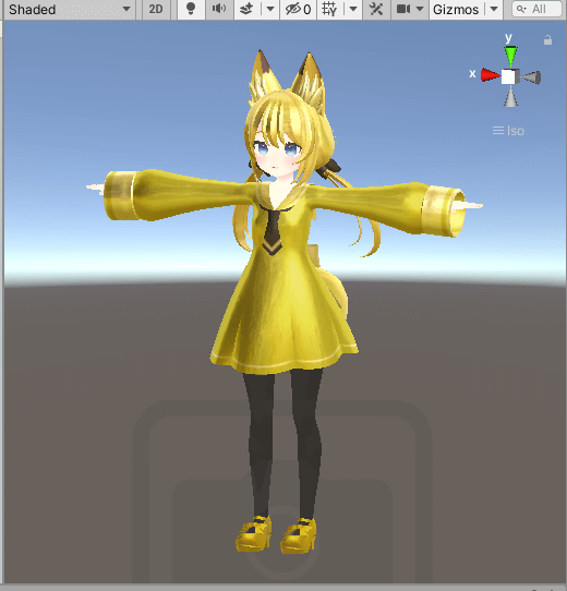 アバターお手軽メタリック化 | NajikoのVRC日記